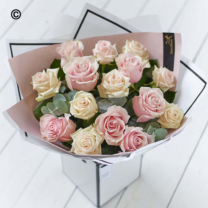 Pink Rose Bouquet Standard – Sweeneys Florist